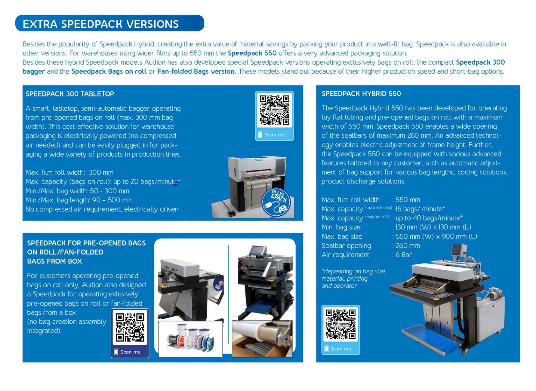 Audion Packaging Machines – Intra Pack